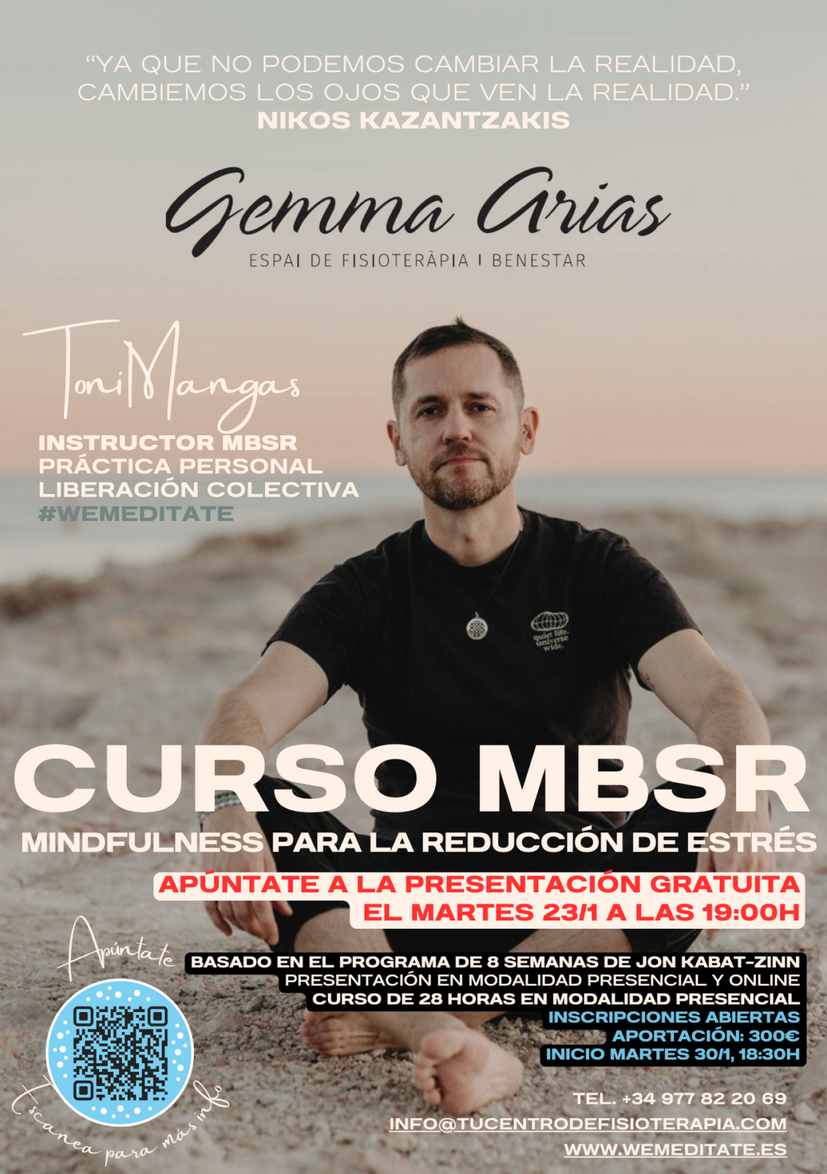 Curso Mindfulness para la reducción del estrés - Centro de fisioterapia ...